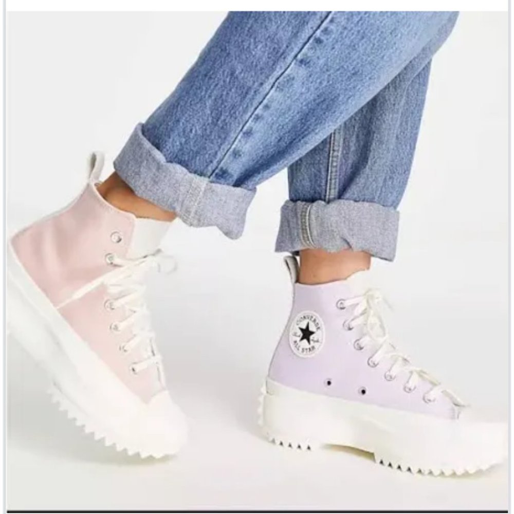 Converse Run Star Hike High Top Platform Shoes Sneake… - Gem